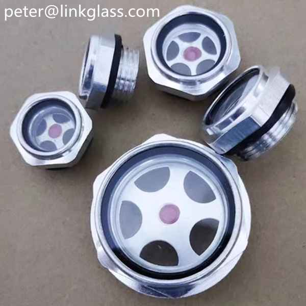 Oil sight glass aluminum oil level gauge oil window – tubularglass