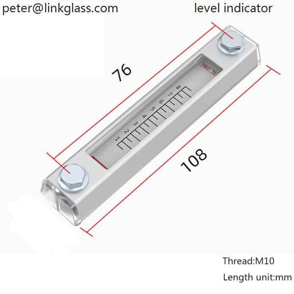 level indicator 76mm YWZ - Tubularglass – tubularglass