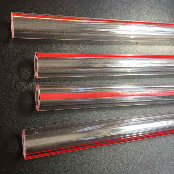 Tube Glass with Red-line for boiler and liquid tank – tubularglass