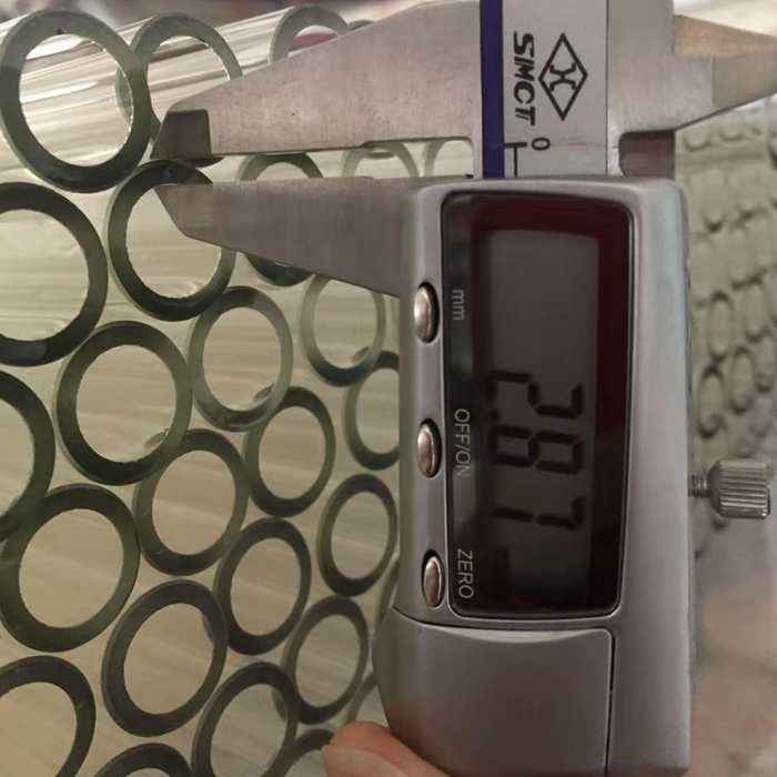 19mm OD. 2.8mm thick Clear Tubular Gauge Glass – tubularglass